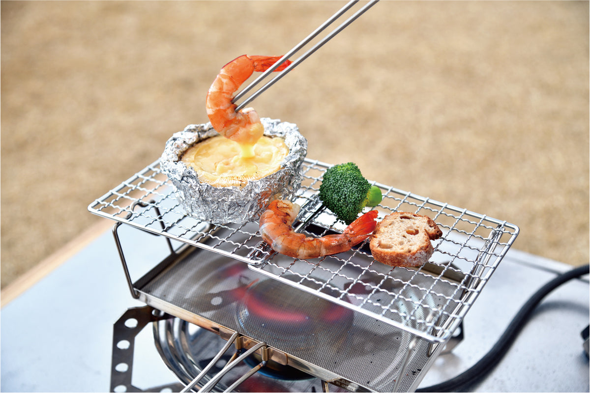 6660072 Japan UNIFLAME 2-way Toaster dual-purpose toast grill-SOLOBITO
