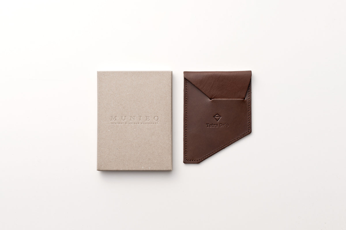 Tetra Drip 01S with Leather case stainless steel coffee filter holder ...